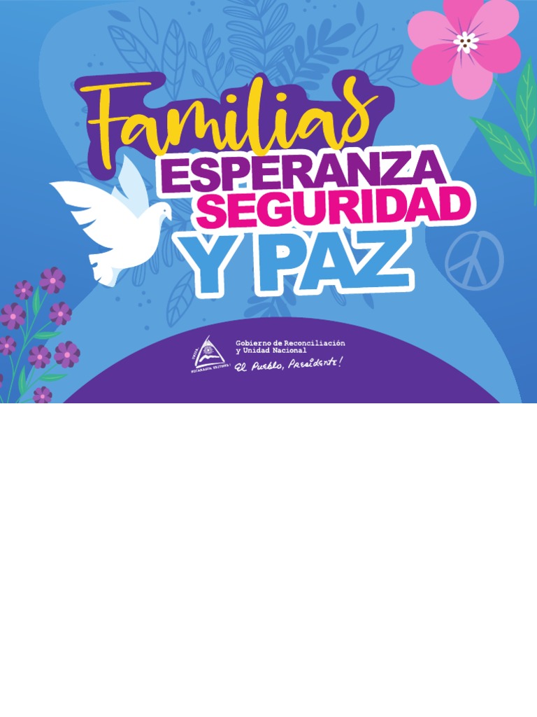 Cartilla Familias, Esperanza, Seguridad y Paz | PDF | Familia | Amor