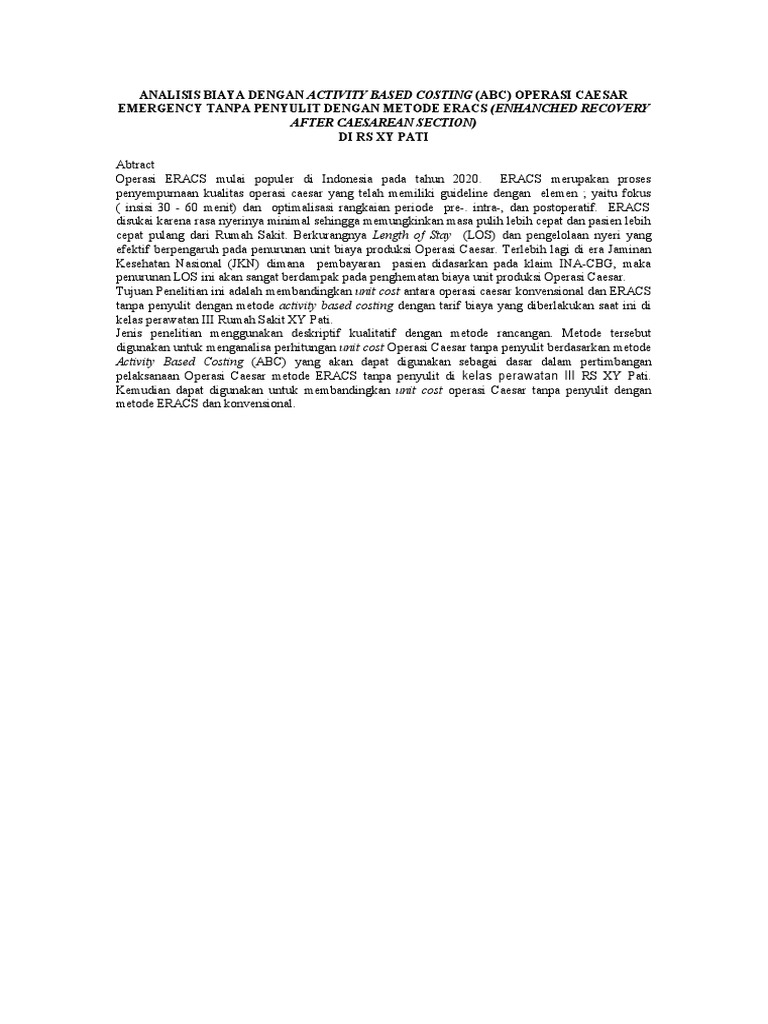 Analisis Biaya ERACS vs Konvensional | PDF | Sains & Matematika | Komputer