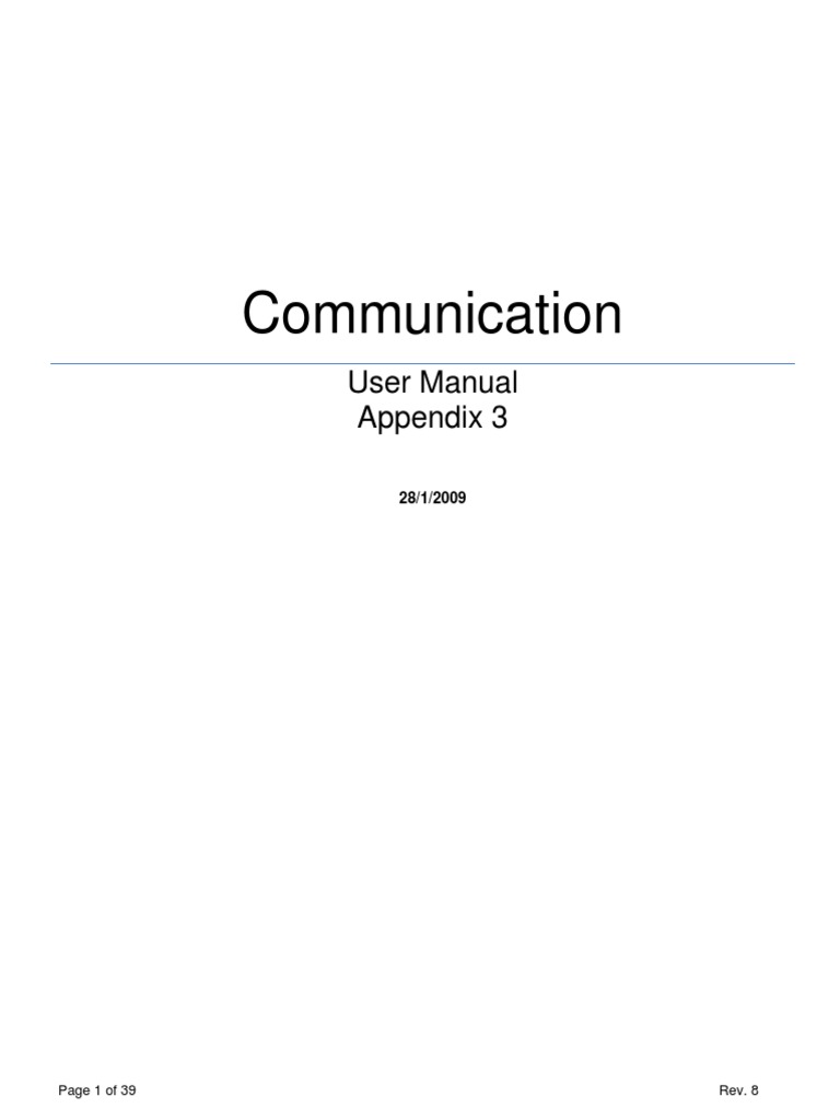 MESA MSR Battery Charge Appendix3 Communication Rev - 8 | PDF ...