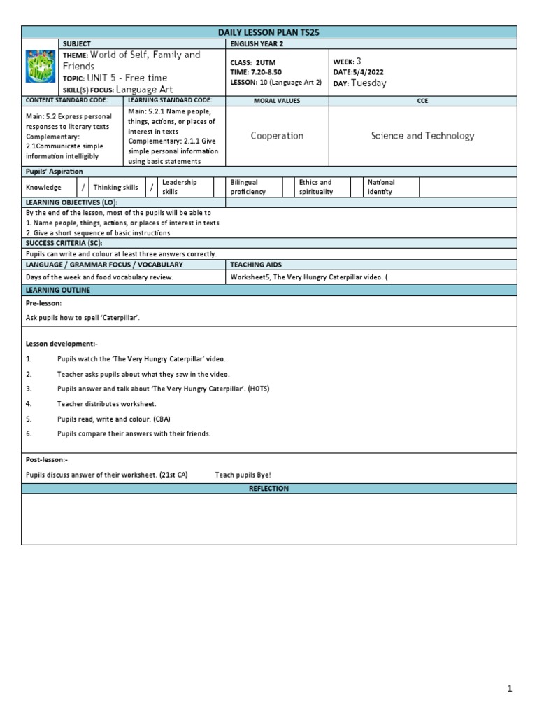 RPH 3 | PDF | Lesson Plan | Teachers