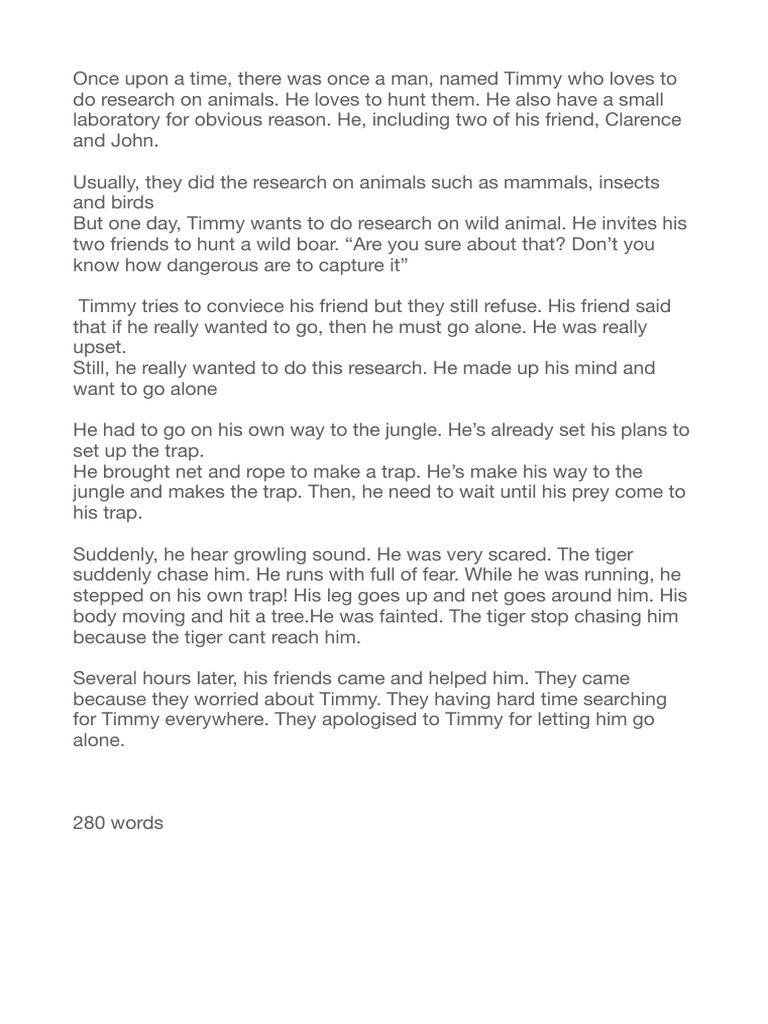 Creative writing essay | PDF