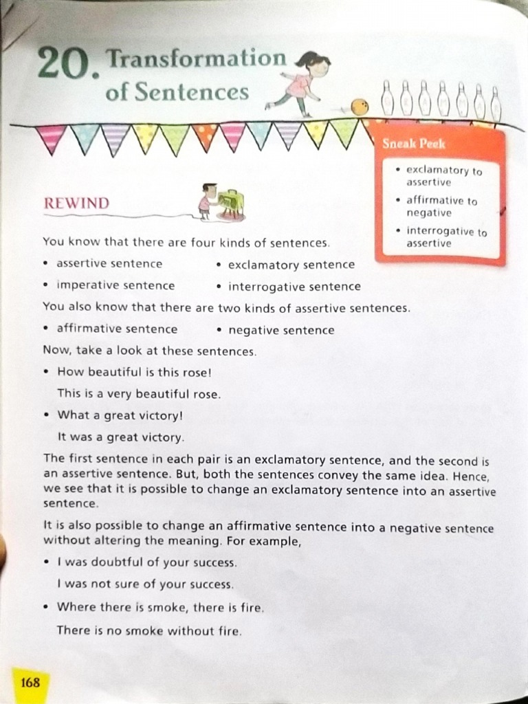 Sentence Transformation Exercises | PDF | Cognitive Science | Cognition