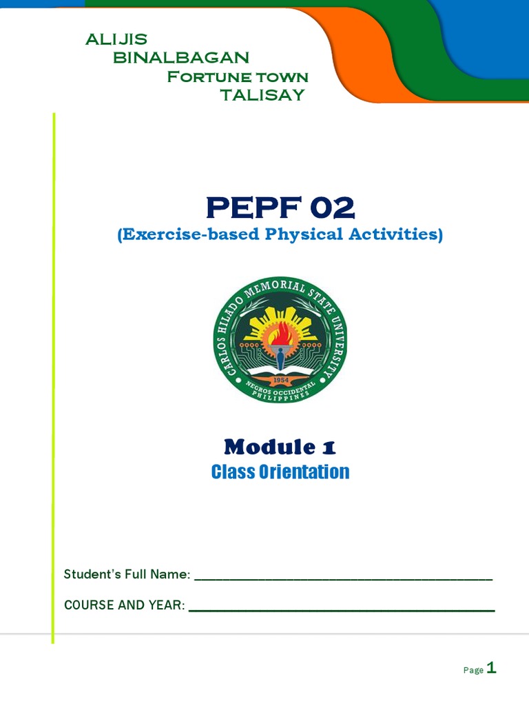 Pepf01 Module 1 | PDF | Learning | Cognition