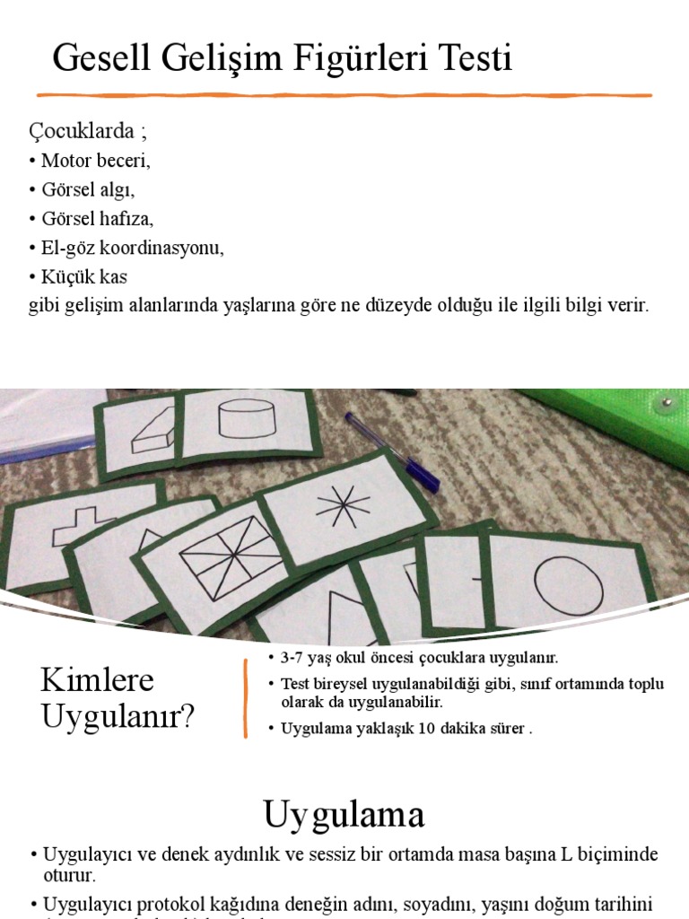 Gesell Gelişim Testi-Yönerge | PDF