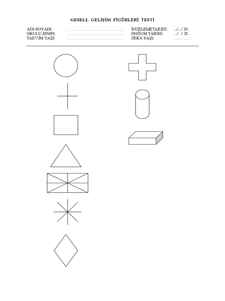 Gesell Gelişim Testi | PDF