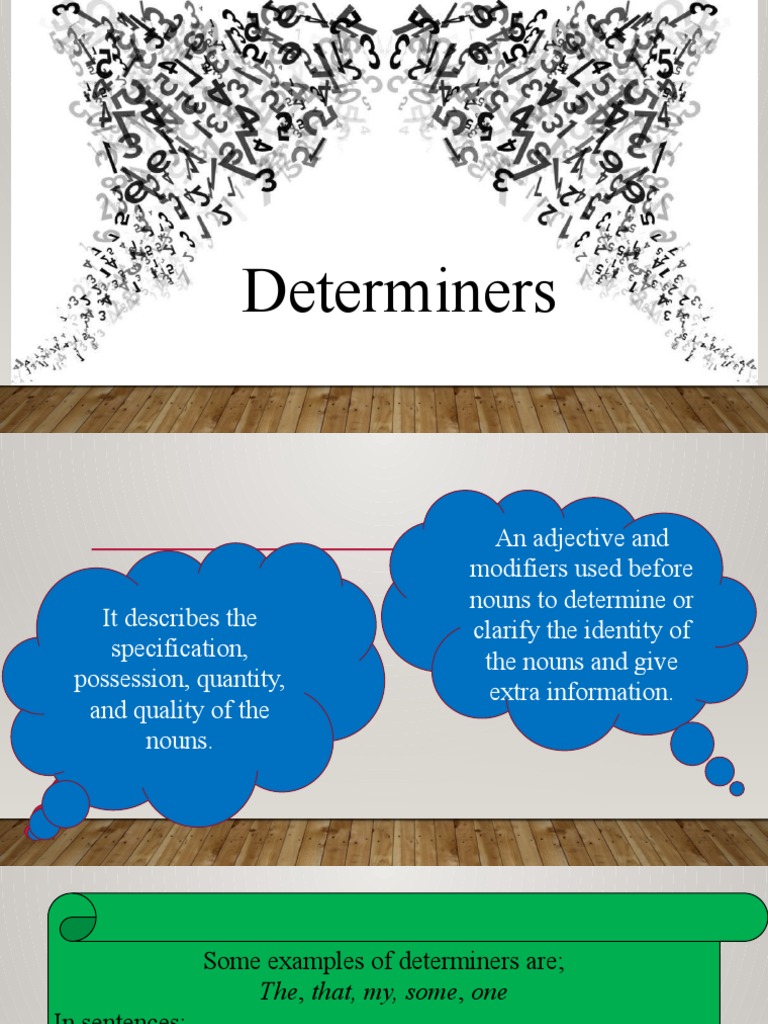 Determiners | Download Free PDF | Noun | Pronoun
