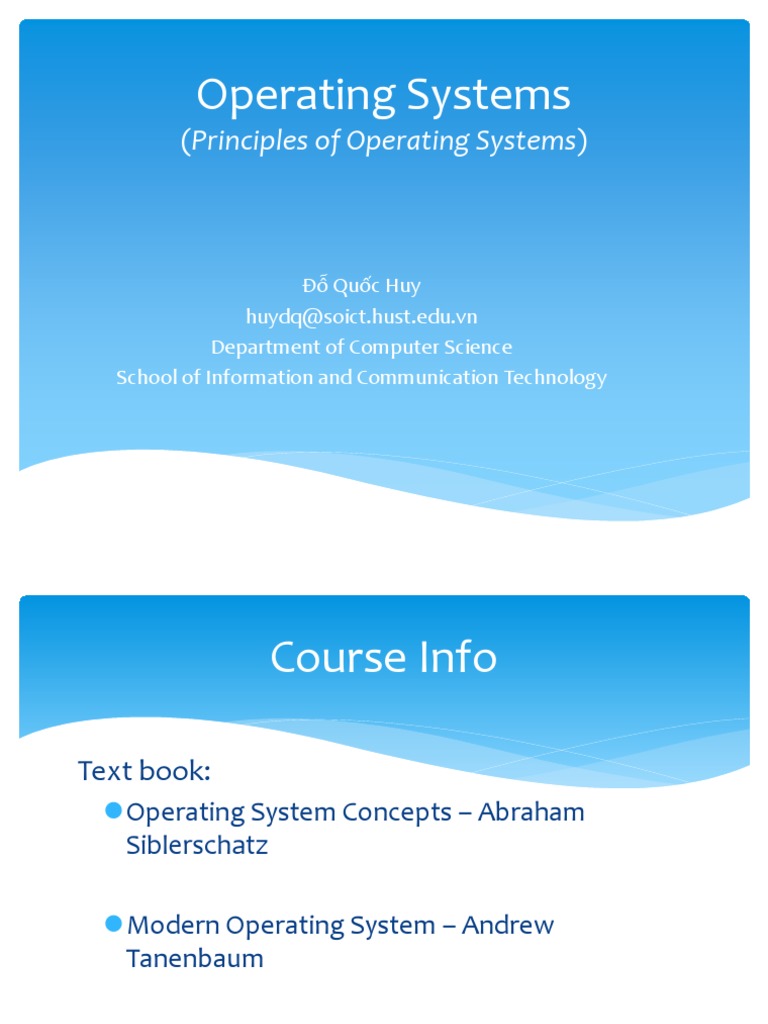 Operating System-Chap 1-Eng | Download Free PDF | Operating System | Process (Computing)