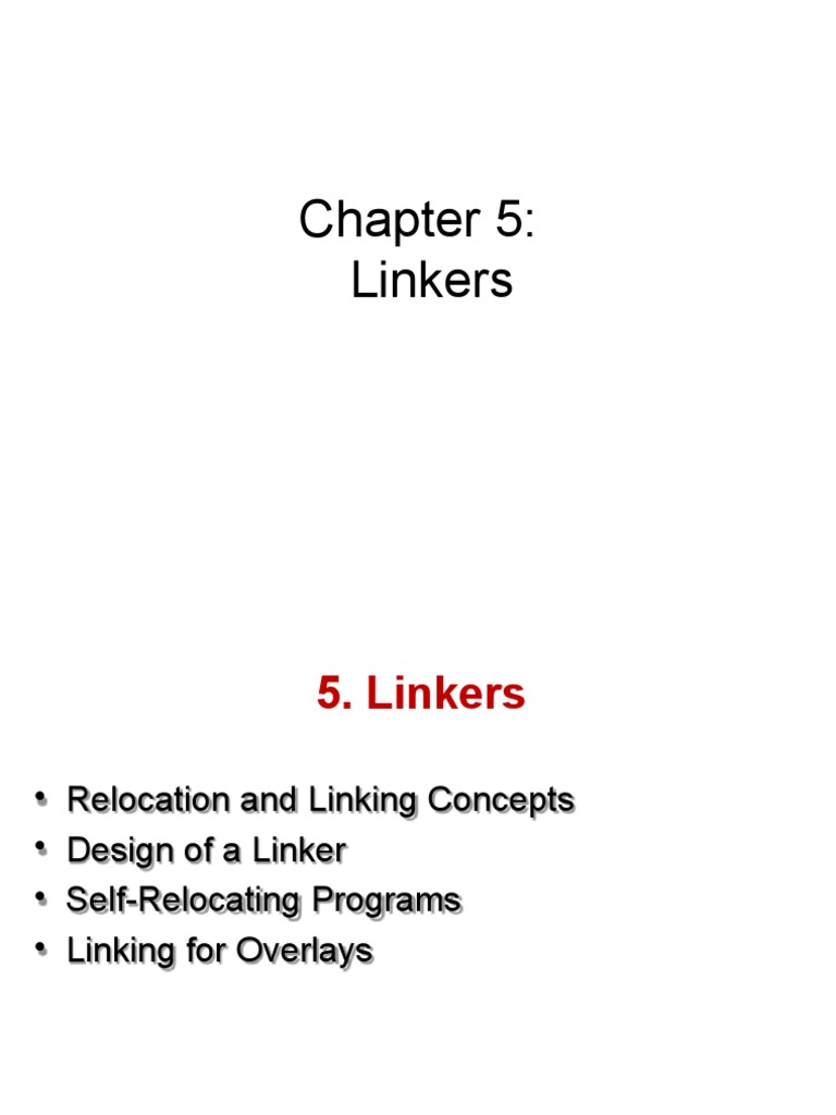 Linkers and Relocation Concepts | PDF | Software | Implementation