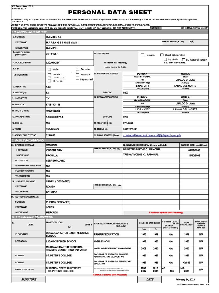 Pds Geth 2023 | PDF | Affidavit