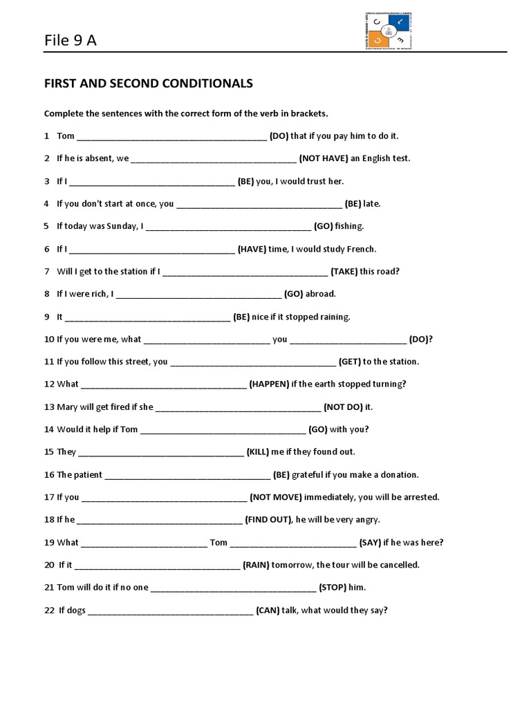 First-And-Second-Conditionals (With Key) | PDF
