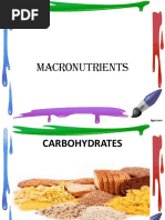 MACRONUTRIENTS_PPT-_SEPT._2023 | PDF | Carbohydrates | Diet & Nutrition