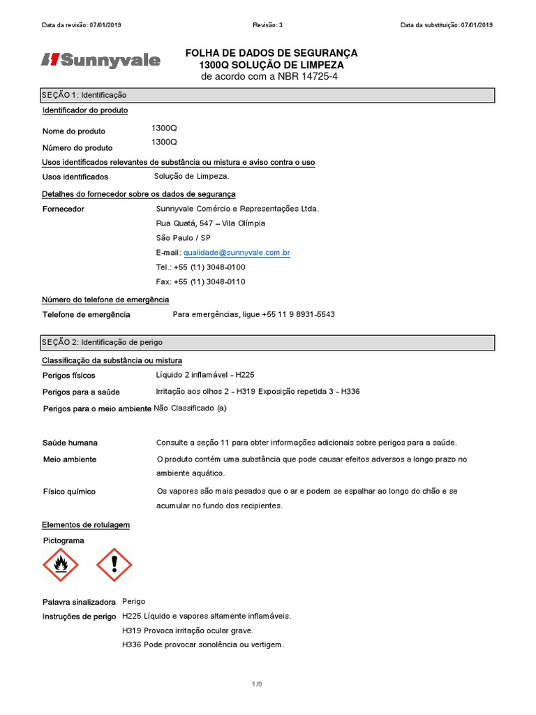 Solucao Limpeza 1300Q FR 1 L para Impressora Ink Jet Ext 150 | PDF ...