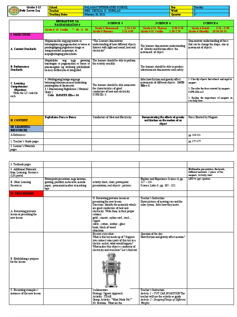DLL Q3 Week 3 Day2 | PDF