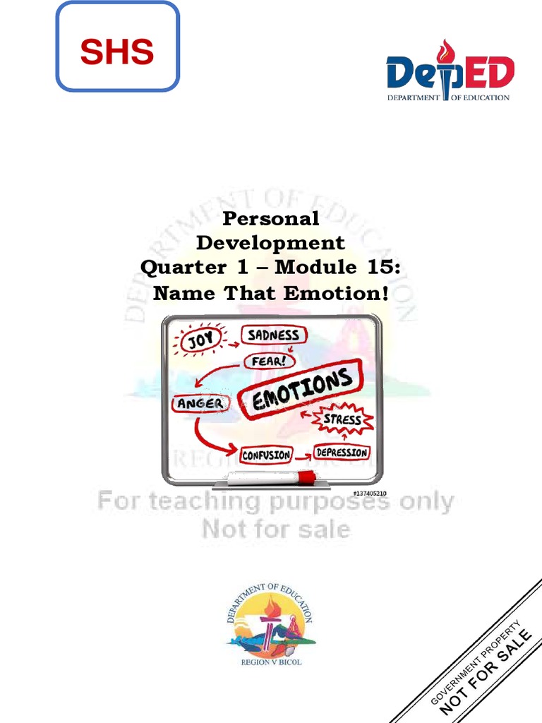 Per Dev Q1 Module 15 Final 2 | Download Free PDF | Emotions | Feeling
