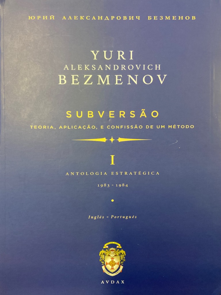 Yuri Besmenov - Subversão (Original PT-EN) | PDF