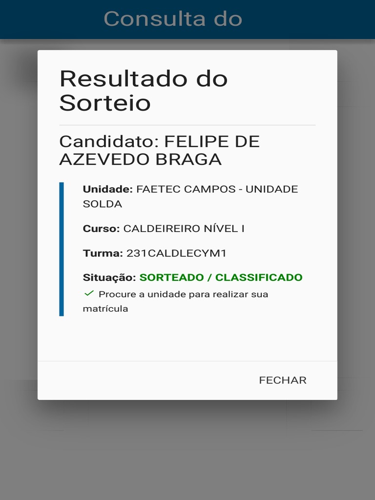 Consulta Do Sorteio | PDF