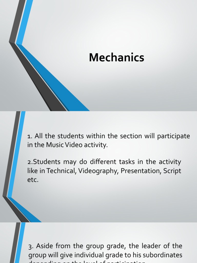 Music Video Project Guidelines | PDF