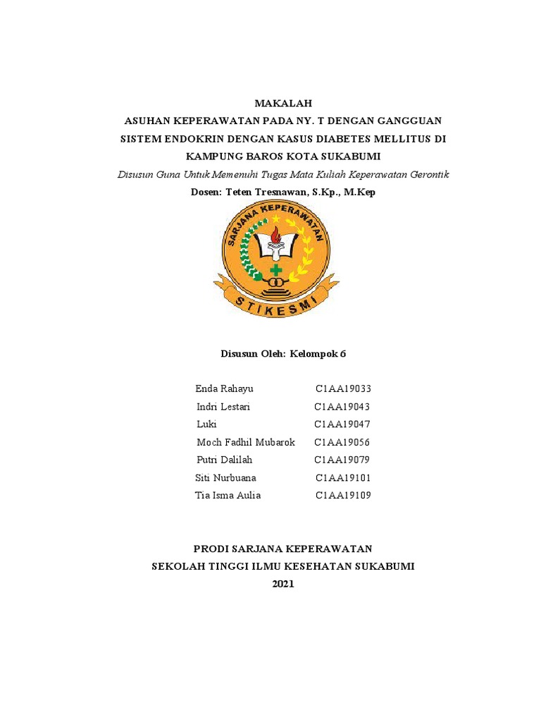 Makalah Kel 6 Kep - Gerontik | PDF