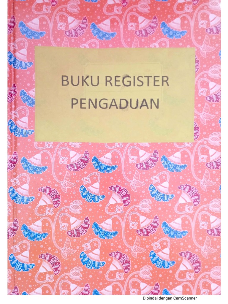 Buku Register Pengaduan Puskesmas Siko | PDF