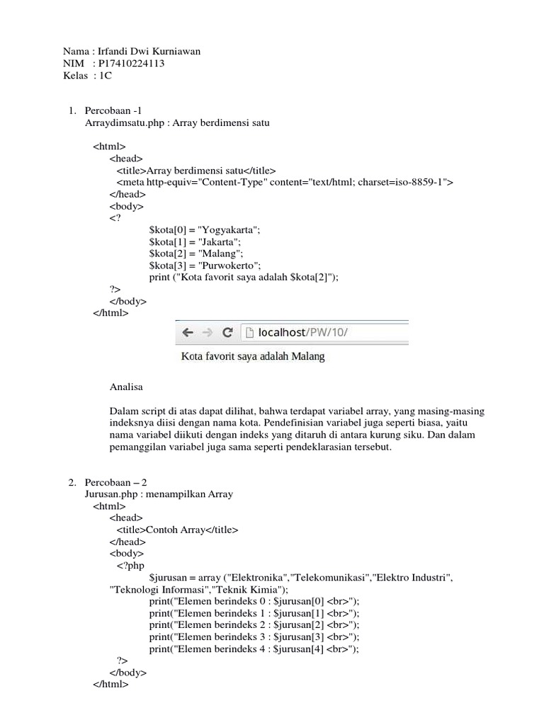 Irfandi Dwi Kurniawan - 1C - TM6 | PDF