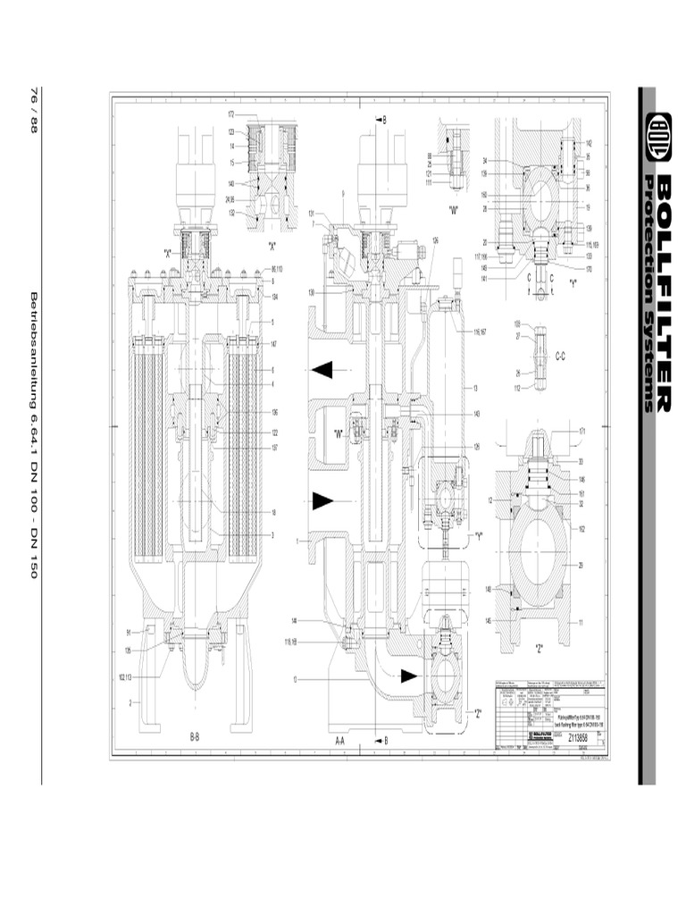6.64 DN100 Drawing & Parts List - Filtrator Candle Pre-Preeusre | PDF ...