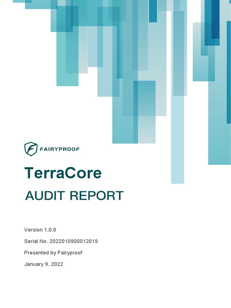 TerraCore AuditReport 010922 | PDF