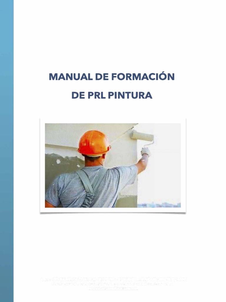 Manual PRL Pintura | PDF | Pintar | Seguridad y salud ocupacional