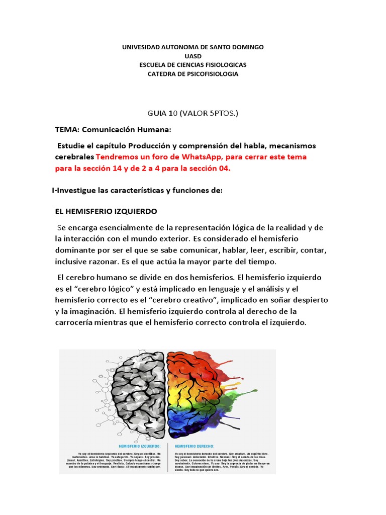 TEMA: Comunicación Humana: Estudie El Capítulo Producción y Comprensión ...