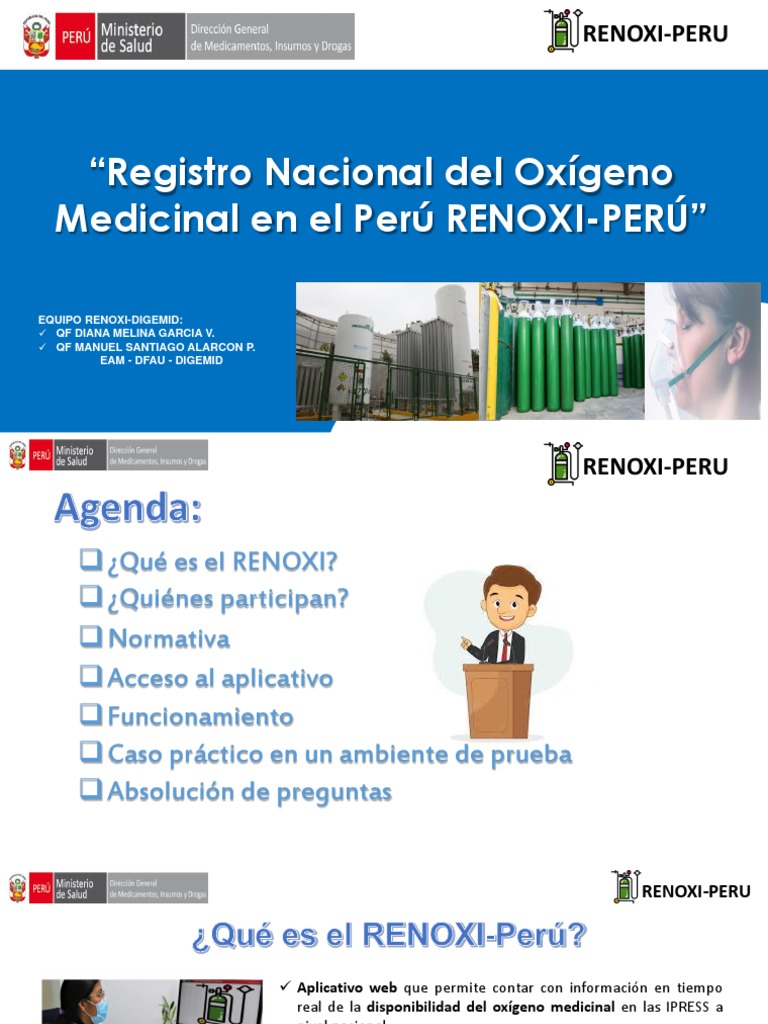 Presentacion Renoxi | PDF | Medicina | Perú