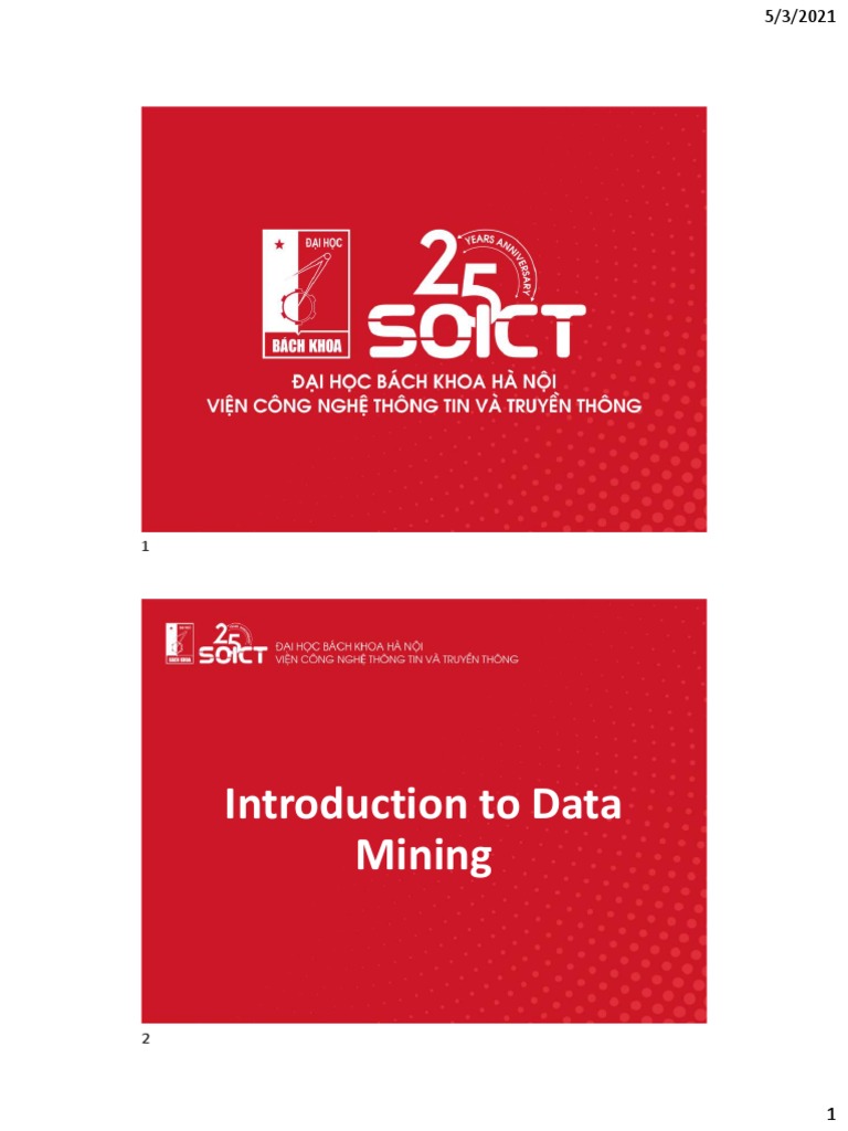 Lecture 7 - Introduction To Data Mining | PDF | Data Mining ... Lecture 7 - Introduction To Data Mining | PDF | Data Mining ...