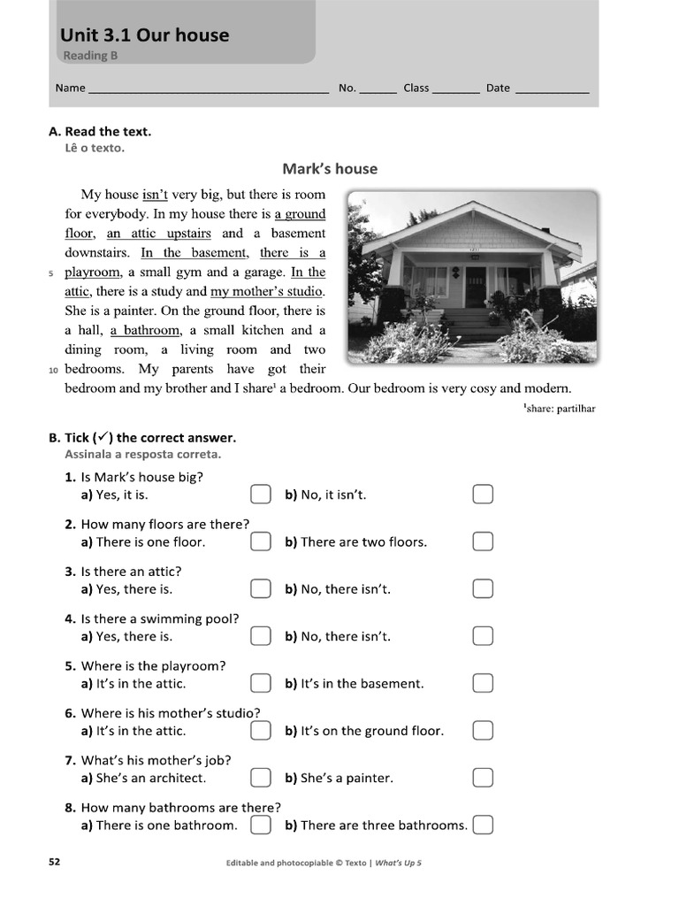 Reading - House | PDF