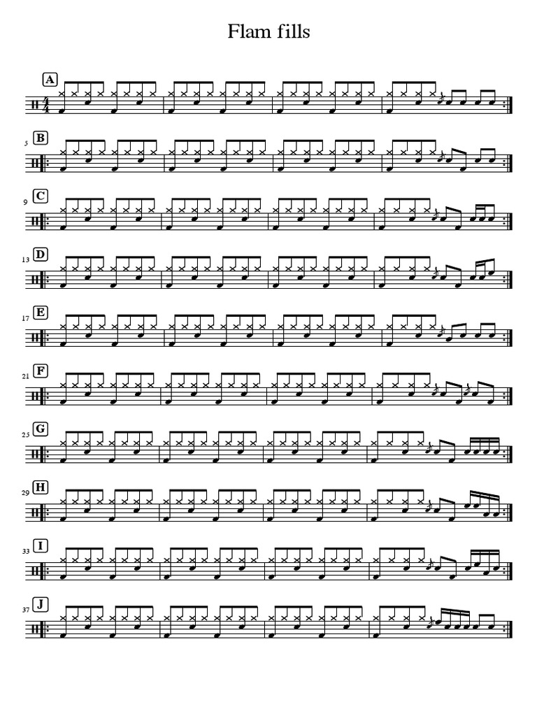 Flam Fills | PDF