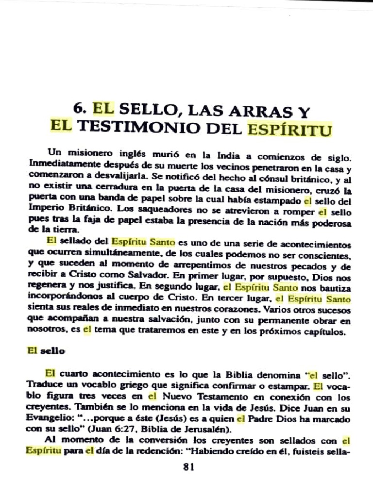 Espíritu Santo Cap 6-10 | PDF