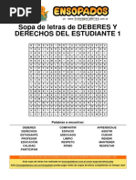Sopa de Letras de Regreso A Clases - 2 | PDF | Artes del Lenguaje y ...