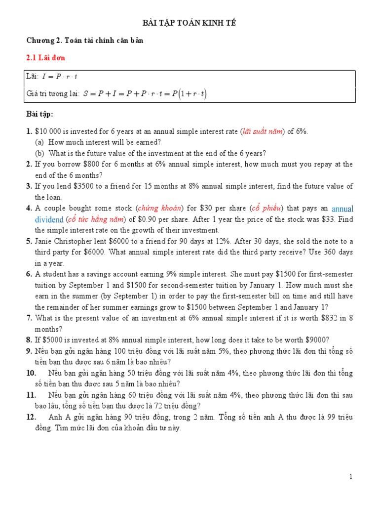 BT - TKT - Chuong 2 - 3 | PDF