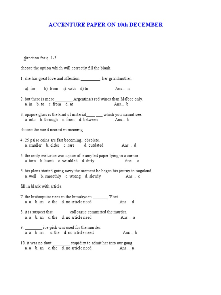 Accenture ASIS Exam Preparation Guide | PDF | Microprocessor ...