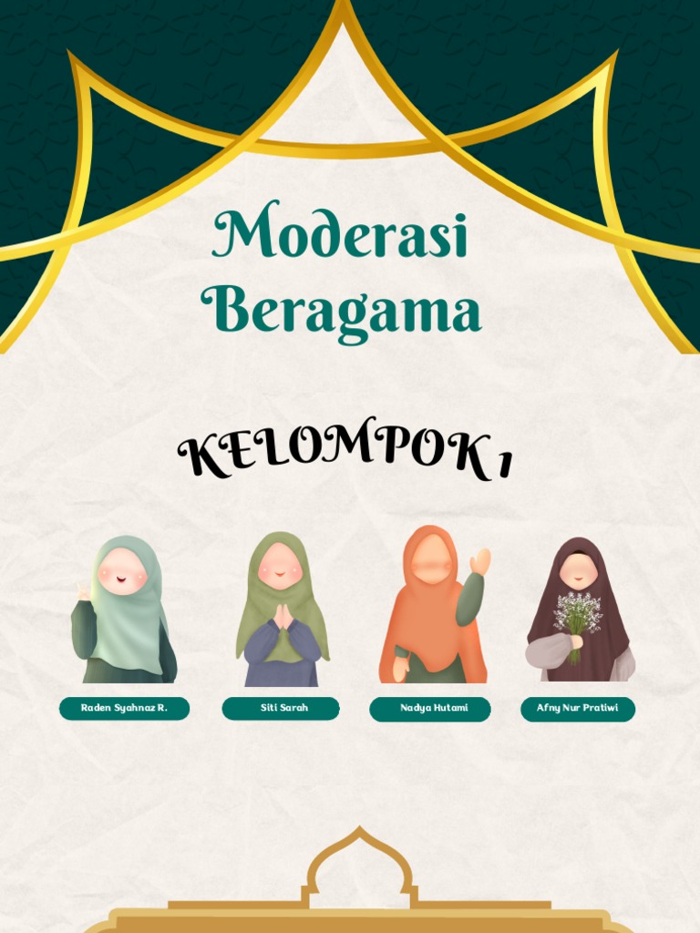 Moderasi Beragama Hakikat Moderasi | PDF