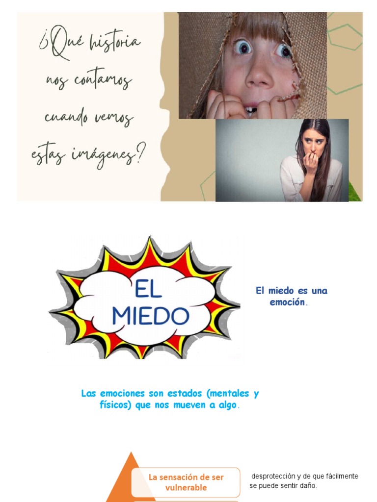 La Emoción Del Miedo Pdf Temor Las Emociones