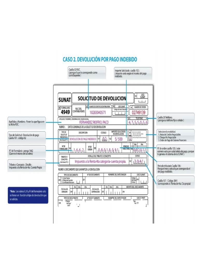 Caso 2 Devolución Por Pago Indebido | PDF