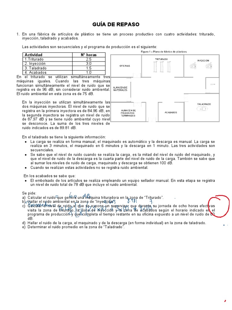 Guia de Repaso 2021-2 | PDF | Decibel