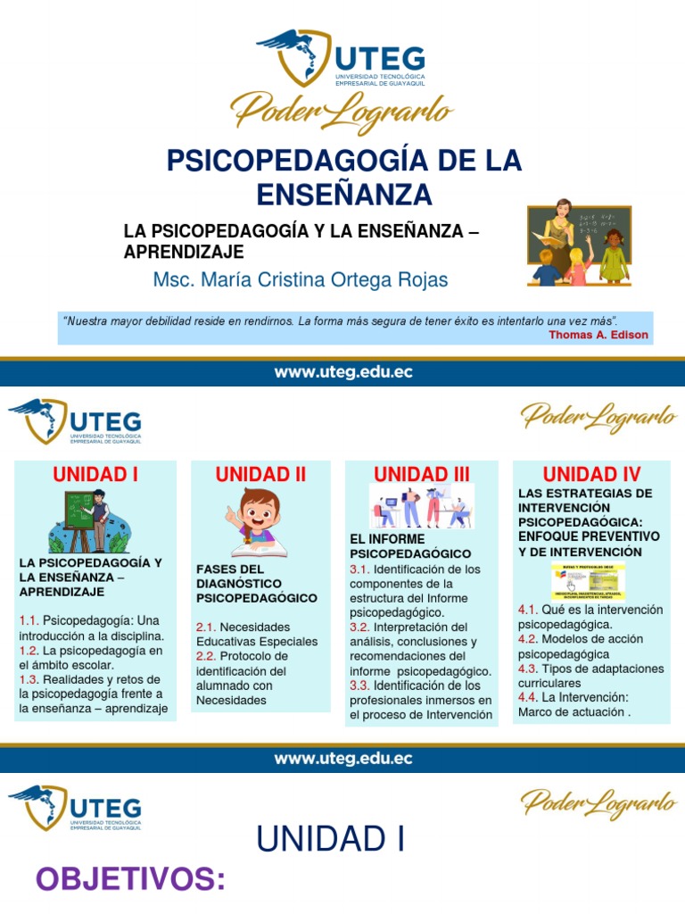 Psicopedagogía de La Ensenanza | Descargar gratis PDF | Plan de estudios | Aprendizaje