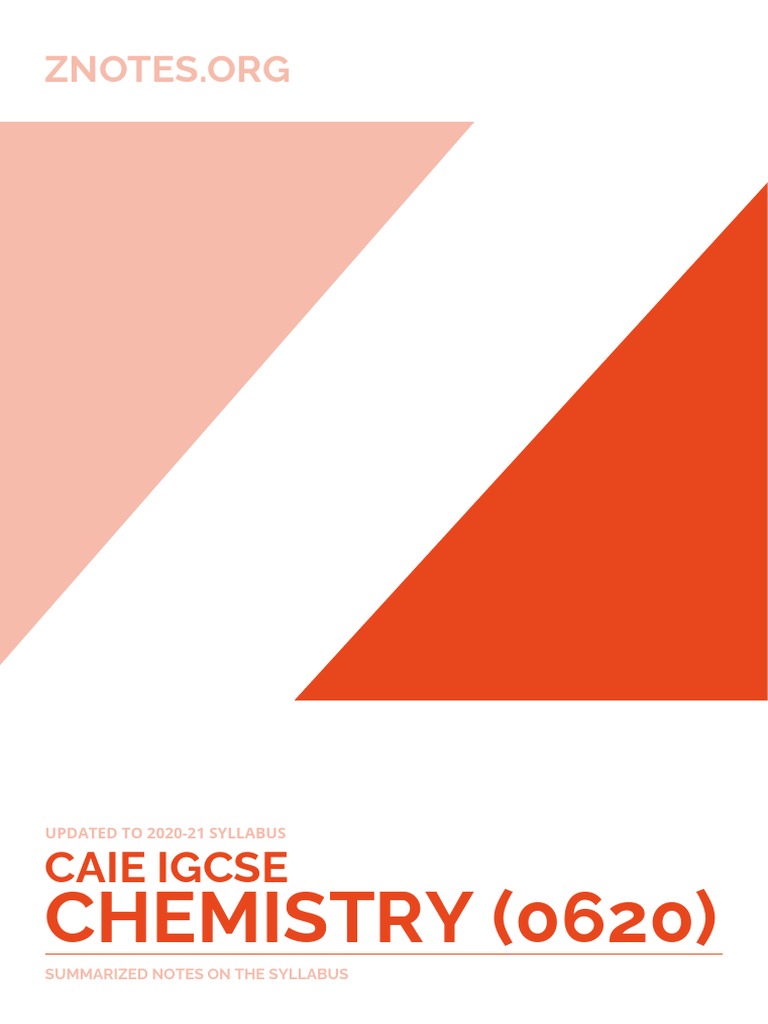 Caie Igcse Chemistry 0620 Theory V3 Pdf