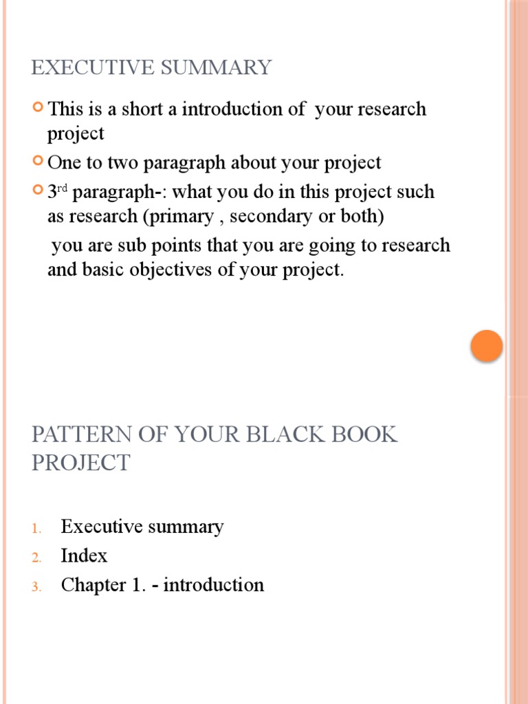 Black Book Project Structure Guide | PDF