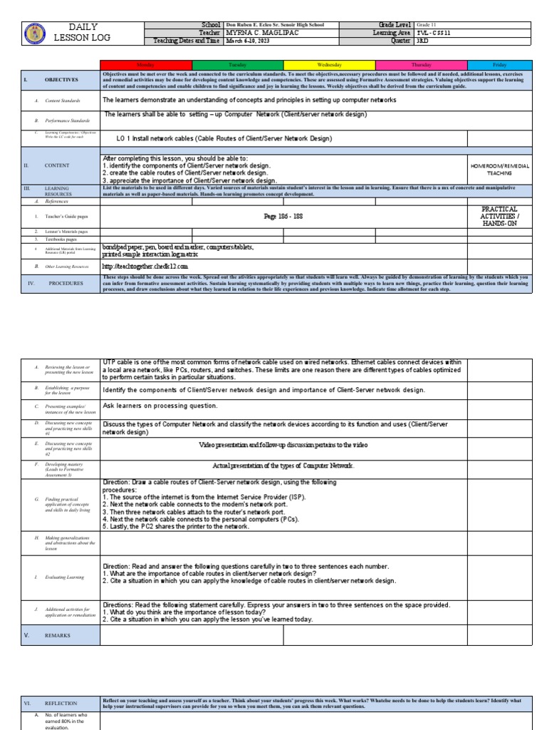 DLL - Week4 (3rd Grading) | PDF | Computer Network | Learning