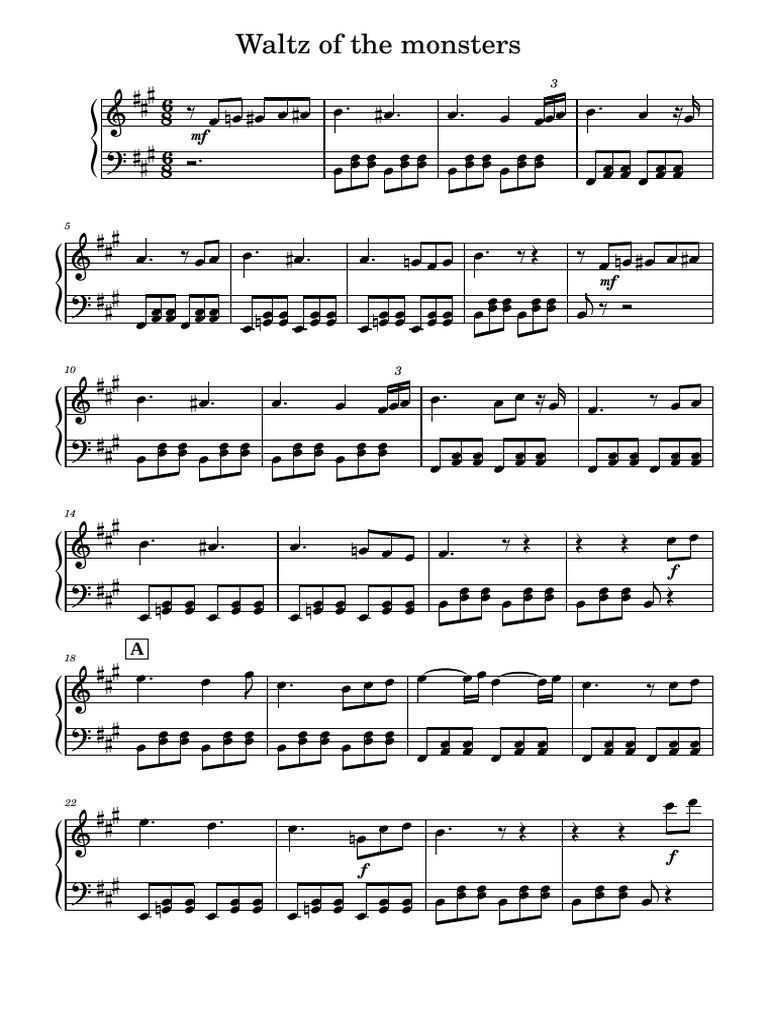 Waltz of The Monsters | PDF