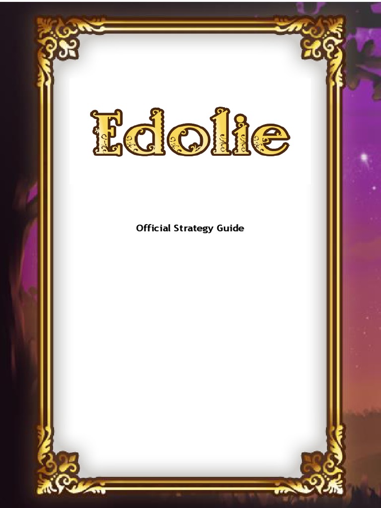 Edolie Strategy Guide | PDF | Menu (Computing) | Computer Keyboard