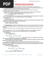 Redox Reactions-Worksheet | PDF | Redox | Chemical Reactions