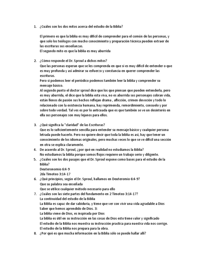 Preguntas | PDF | Biblia | Dios