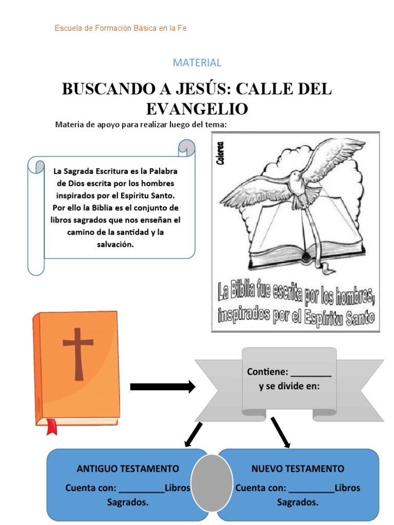 Materia para Tema Buscando A Jesús en El Evangelio | PDF | Biblia ...