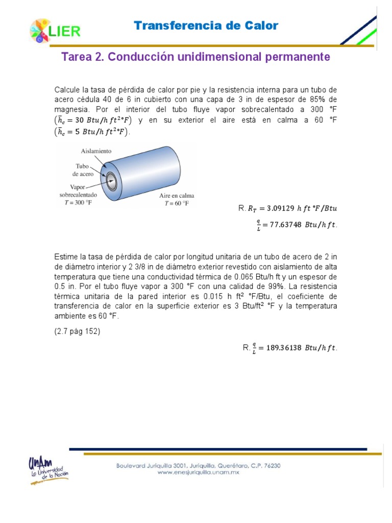 Tarea 2 - Conducción Permanente Geo Simples | PDF | Transferencia de calor | Conduccion termica
